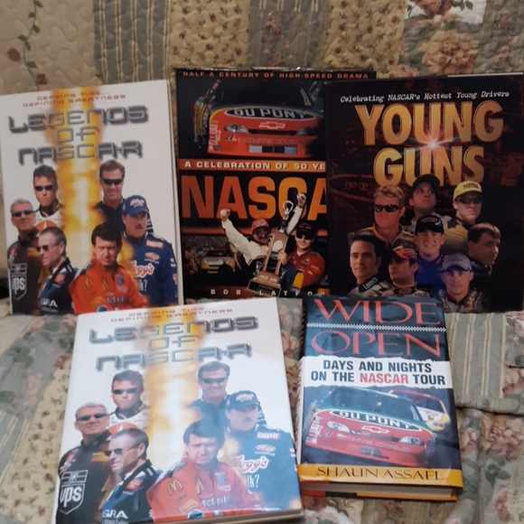 Nascar | Accents | 5 Nascar Book Collection Hard Back | Poshmark